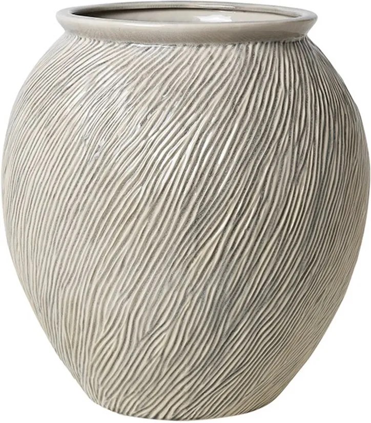 Broste Váza SANDY 42,5 cm slonová kost