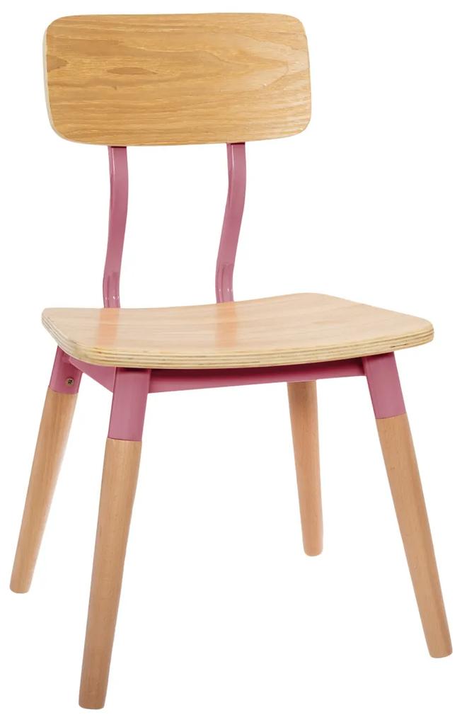 Atmosphera for Kids Dětská židle Retro růžová