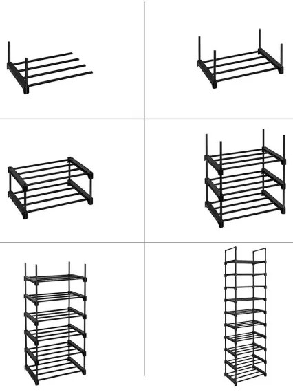 Botník ALVORO černá