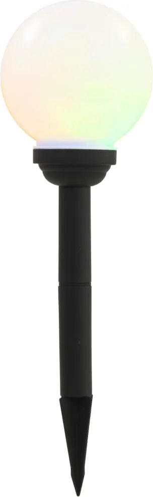 Zahradní solární lampy 8 ks LED kulovité 15 cm RGB 277125