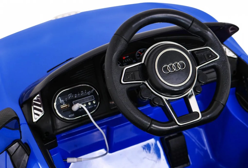 HračkyZaDobréKačky Elektrické autíčko Audi R8 Spyder S modré