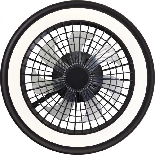 Brilliant G99280/06 Stmívatelné LED svítidlo PALMERO & reverzní VENTILÁTOR + funkce LED