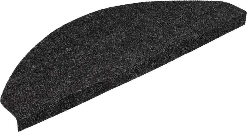 vidaXL Samolepicí nášlapy na schody 15 ks 56x17x3 cm [136390] Barva: Šedá