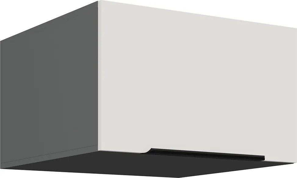 ARIA aw | horní skříňka 60 NAGU-36 1F výklopná | 60 cm | HLUBOKÁ | ANTI FINGERPRINT povrch | antracit/bílá