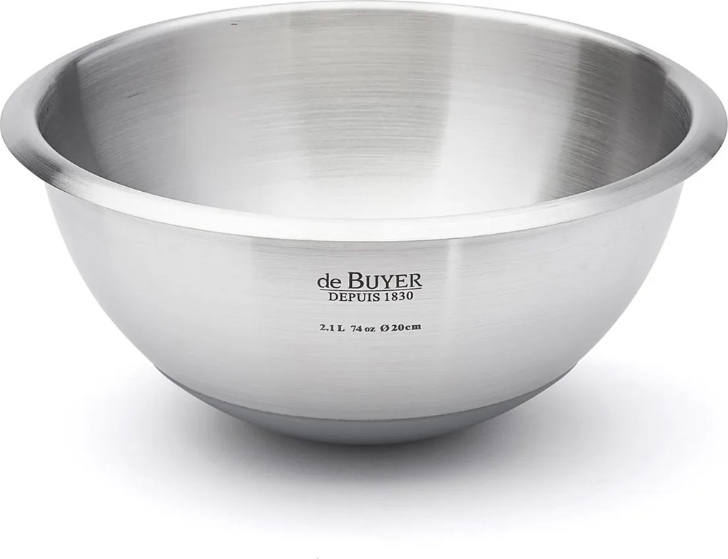 Nerezová mísa de Buyer CUL-DE-POULE P.20cm 2,1l