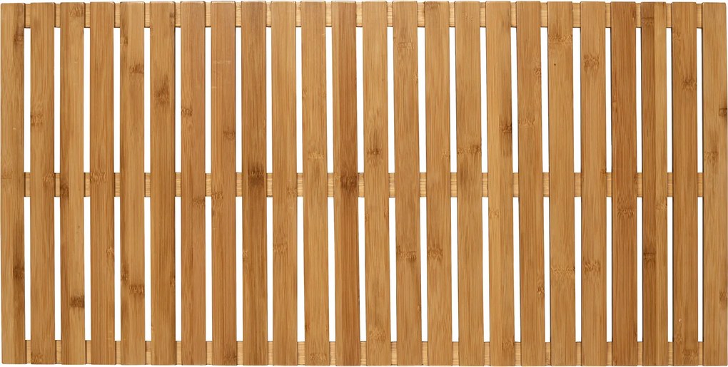 Koupelnová podložka, BAMBUSA bambusový podest, 100 x 50 cm, přírodní barva, Wenko