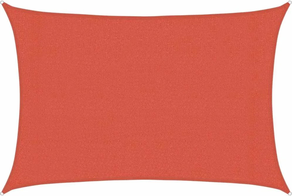 Stínící plachta 160 g/m² cihlová 3 x 4,5 m HDPE 311348