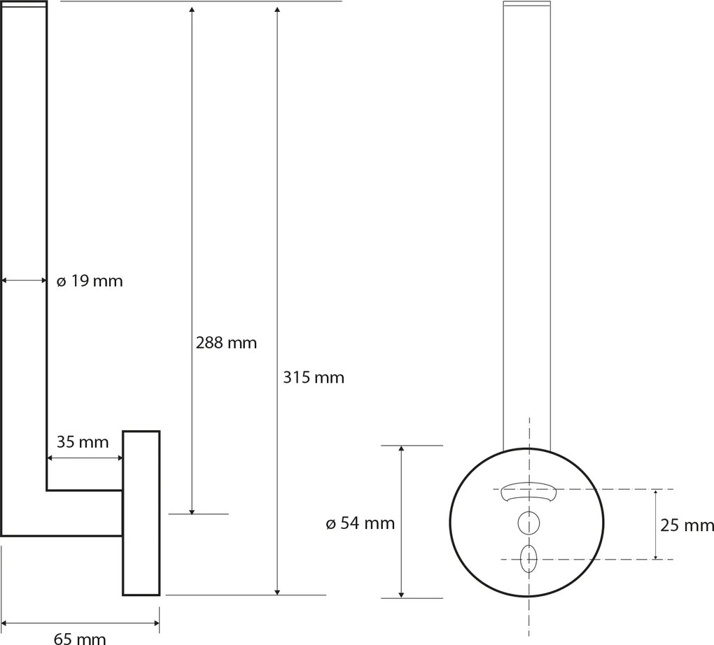 Sapho, X-ROUND držák toaletního papíru rezervní, chrom