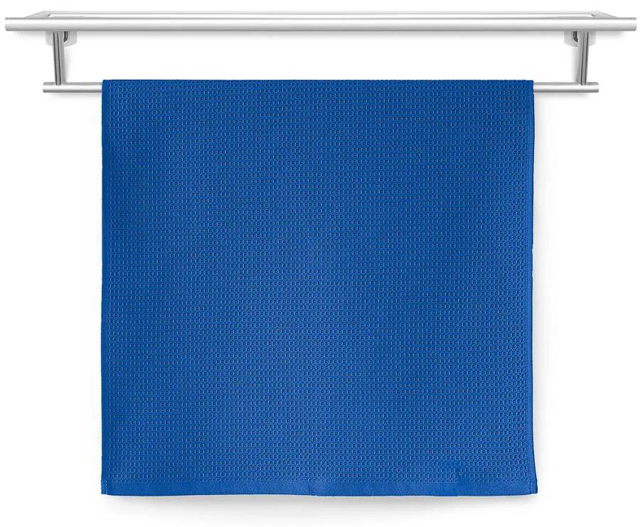 Ručník Veba WATER 500 Půlený vzor tmavě modrá Velikost: 65x130 cm