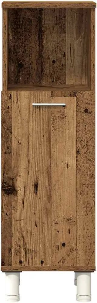 3dílná koupelnová sestava old wood kompozitní dřevo 3328567