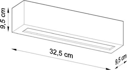 Nástěnné keramické svítidlo SOLLUX Vega E27 1x60W bez zdroje SL.0006 bílá