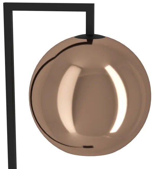 Eglo 390253 - Stojací lampa CORDOBA 1xE27/40W/230V měděná