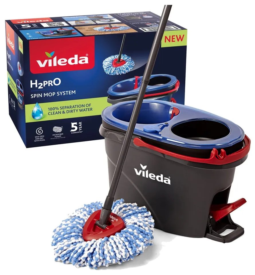 Rotační mop s kbelíkem H2PrO – Vileda