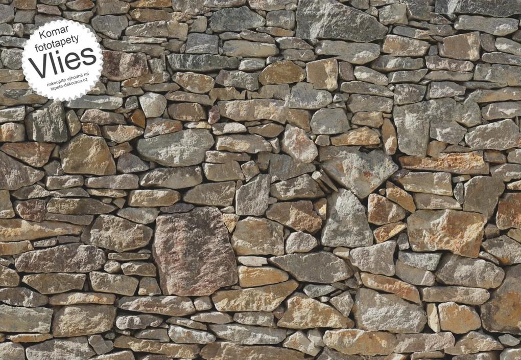 Vliesová fototapeta kameny 3D kamenná zeď XXL4-727 Stone Wall / obrazové  tapety a fototapety na zeď Komar (368 x 248 cm) | BIANO