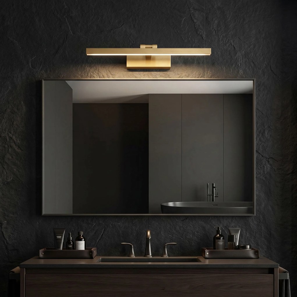 Toolight APP1864-1W, koupelnová LED svítilna, 600 mm, broušená ocel, OSW-66020