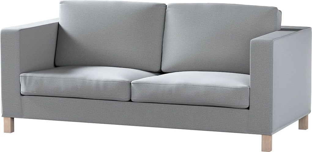 Potah na pohovku IKEA  Karlanda rozkládací, krátký barva šedá látka sametová