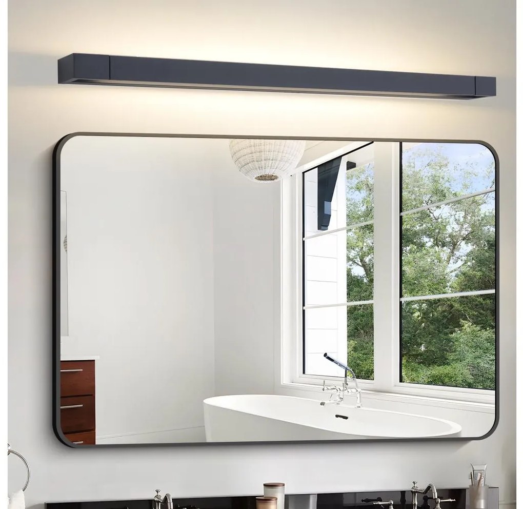 Brilagi-LED Koupelnové osvětlení zrcadla AQUA LINE LED/24W/230V 90 cm IP44 černá BRI317