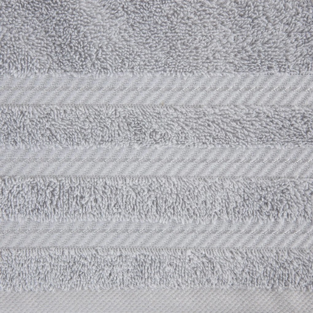 SADA RUČNÍKŮ VITO 6KS 50X90 CM STŘÍBRNÁ