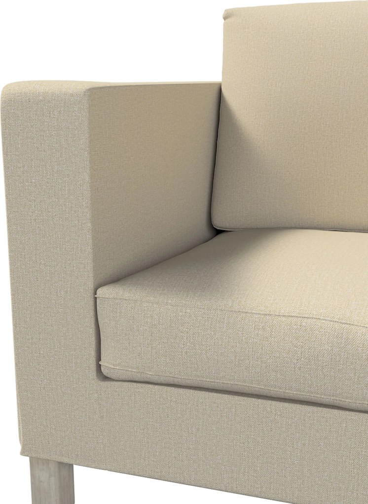 Potah na pohovku IKEA Karlanda 2-místná, krátký barva béžová látka pletený vzor