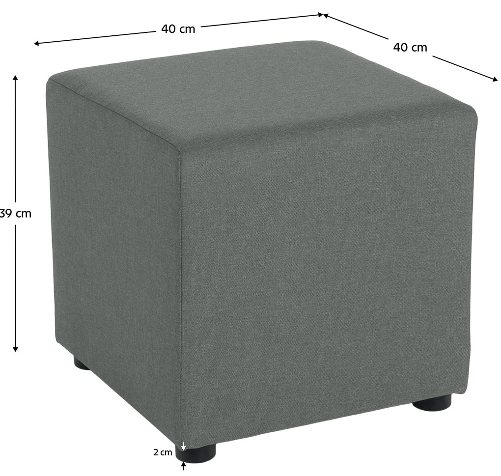 Kondela Taburet, látka Savana, zelená, REGOR