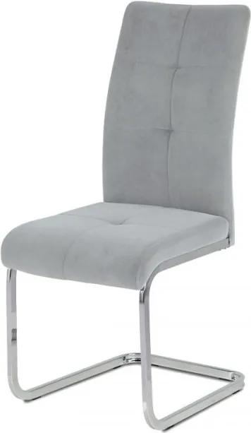 Jídelní židle DCL-440 Autronic Stříbrná