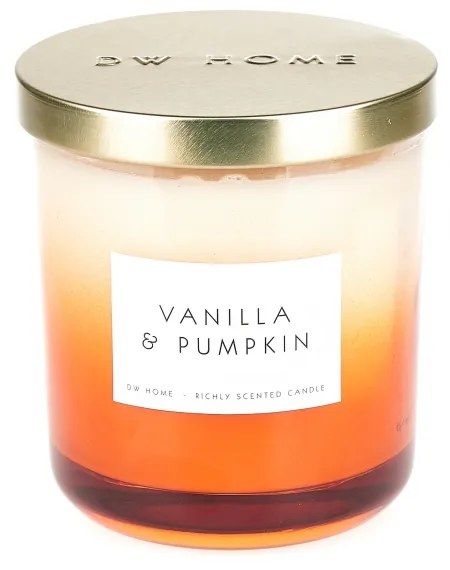 DW Home Vonná svíčka ve skle Vanilla &amp; Pumpkin 15,1oz