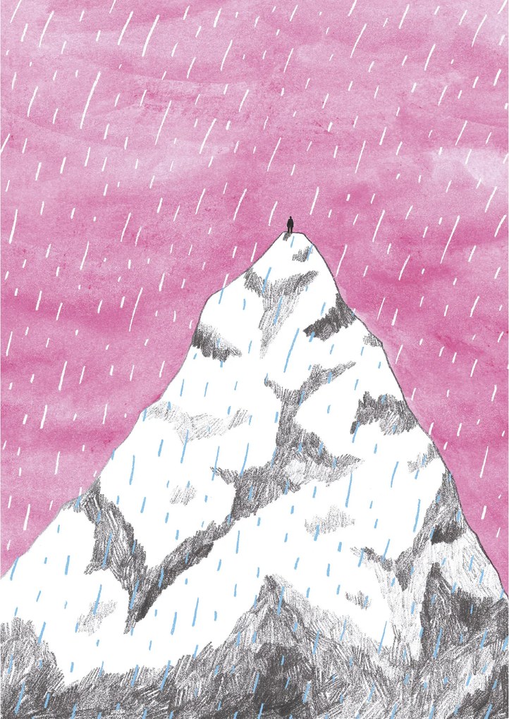 Pavla Baštanová | Turista Rám: Bílý, Velikost: 30 x 20 cm