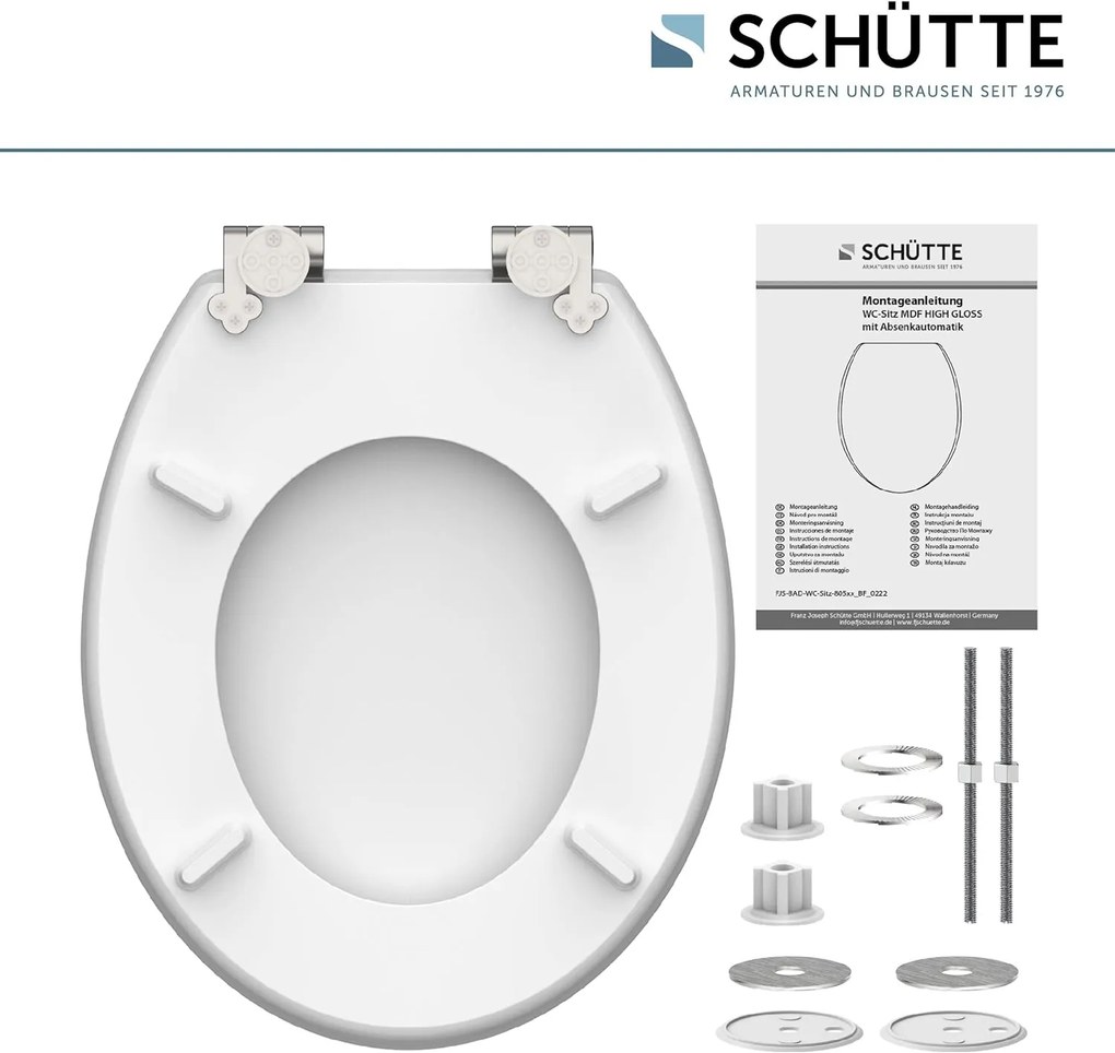 Eisl Sanitär WC prkénko MDF Soft Close Balance High Gloss 80522