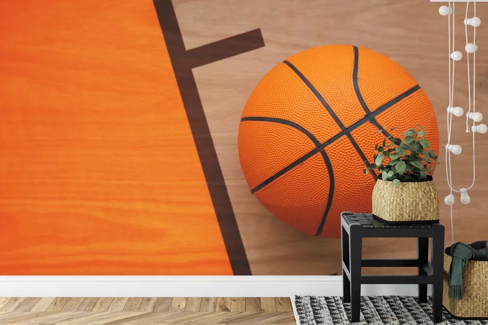 Fototapeta Basketbal Na Hřišti Omyvatelný vlies 416x290