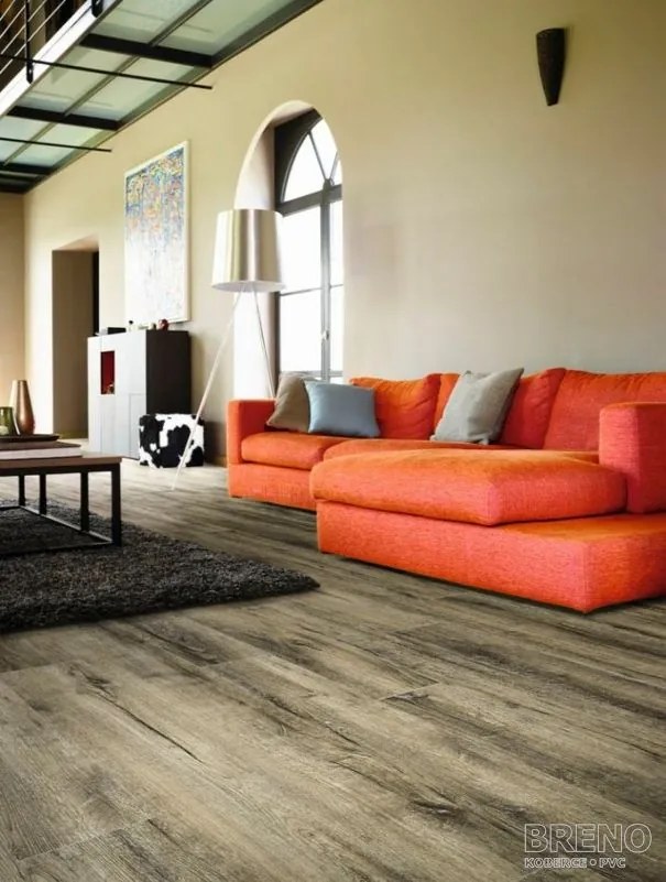 Breno Vinylová podlaha MODULEO IMPRESS Mountain Oak 56870 – tmavé dřevo