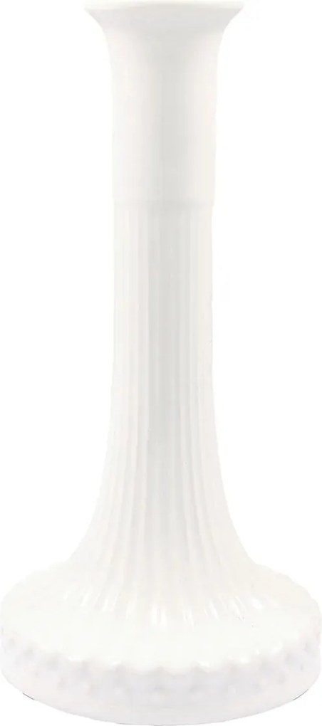 Keramický svícen Alice White 20 cm Green Gate