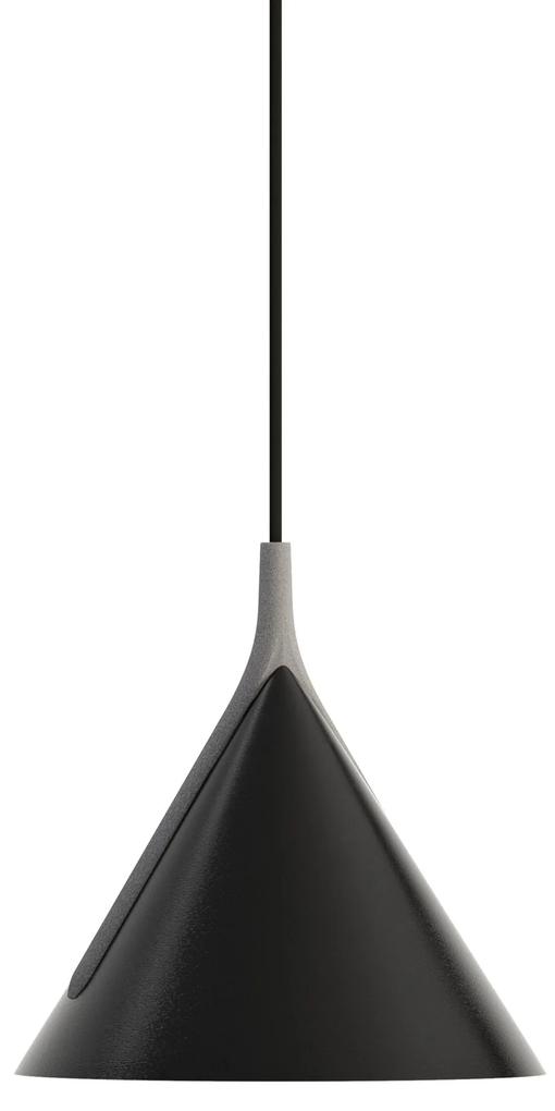 Axo light SPJMI133NEGRLED Jewel mono, černo/šedé závěsné svítidlo, 1x9W LED 3000K, prům. 9cm