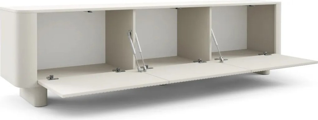 Velký TV stolek Trenza 200 cm na nožičkách – kašmír
