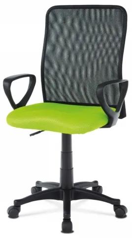 Kancelářská židle zelená černá KA-B047 GRN