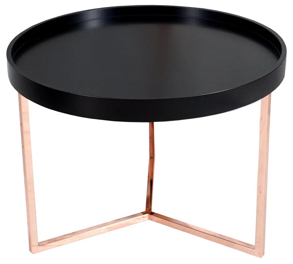 Konferenční stolek modulární 60cm černá měď