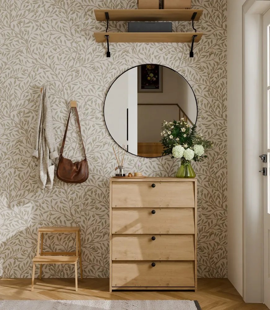 Botník s výklopnými dvířky LOKA dub artisan