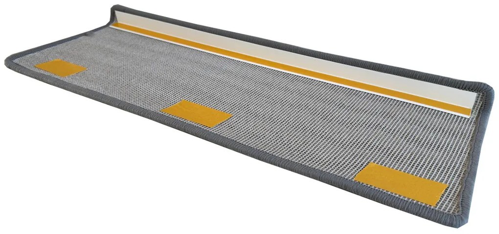Vopi Nášlapy na schody Laguna šedá obdélník, samolepící - 24x65 obdélník (rozměr včetně ohybu)