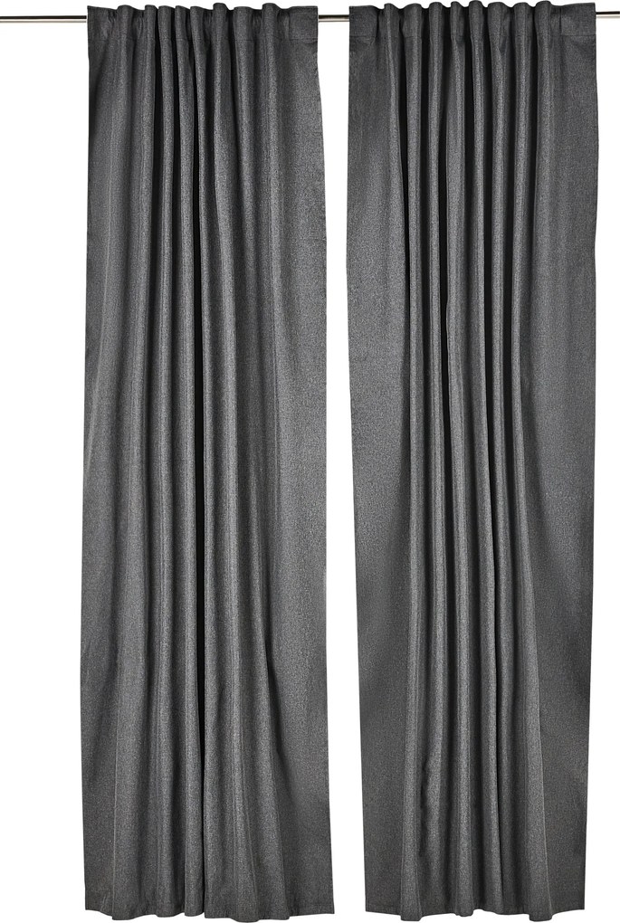 Livarno® Sada závěsů, 2dílná, 135 x 254 cm (šedá)