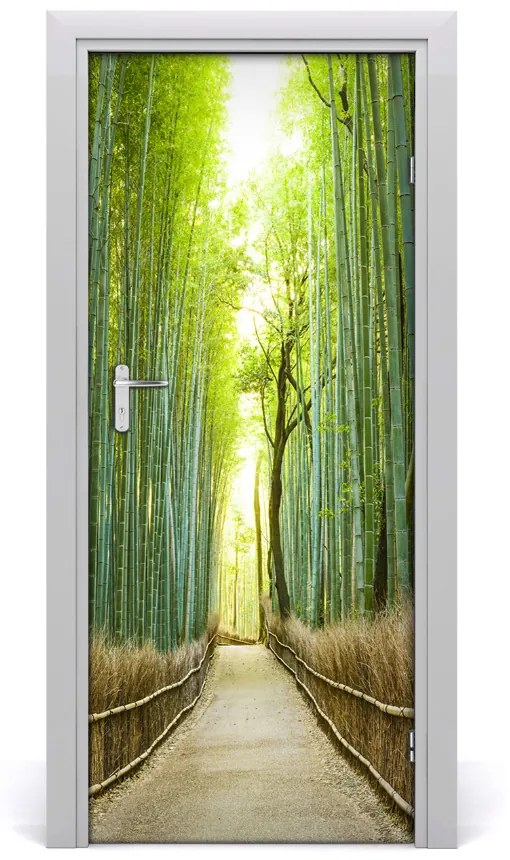 Fototapeta na dveře bambusový les 75x205 cm