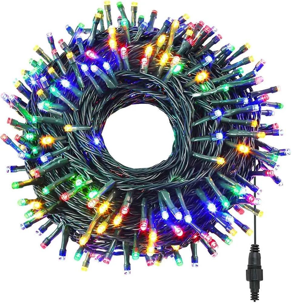 LED světelný řetěz s možností výběru velikosti a barvy - 360 LED, barevná