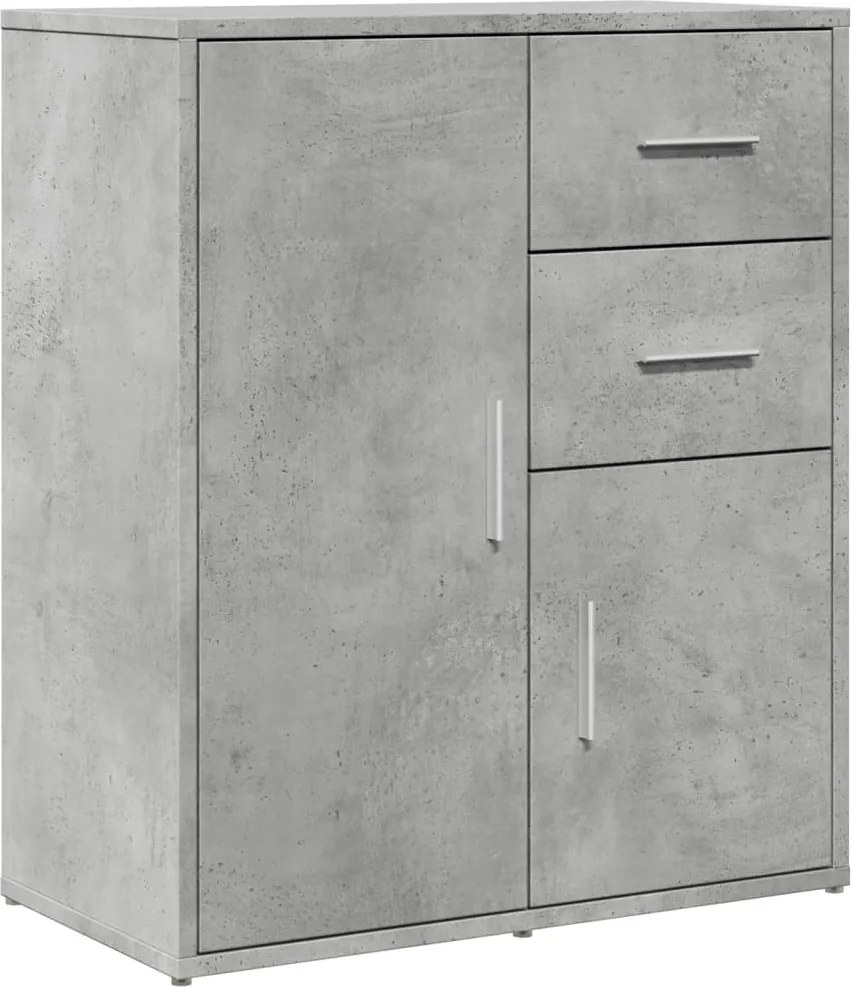 Příborníky 2 ks betonově šedé 60 x 31 x 70 cm kompozitní dřevo 3276563