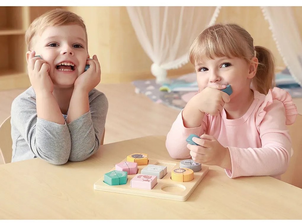 Dřevěná Vkládací puzzle Viga Zoo