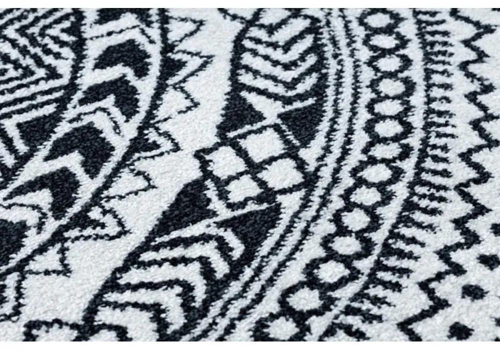 Kusový koberec Matto krémově šedý kruh 200cm