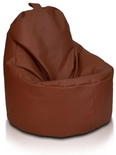 Sedací vak Yoko ekokůže / polyester TiaHome - Žltá