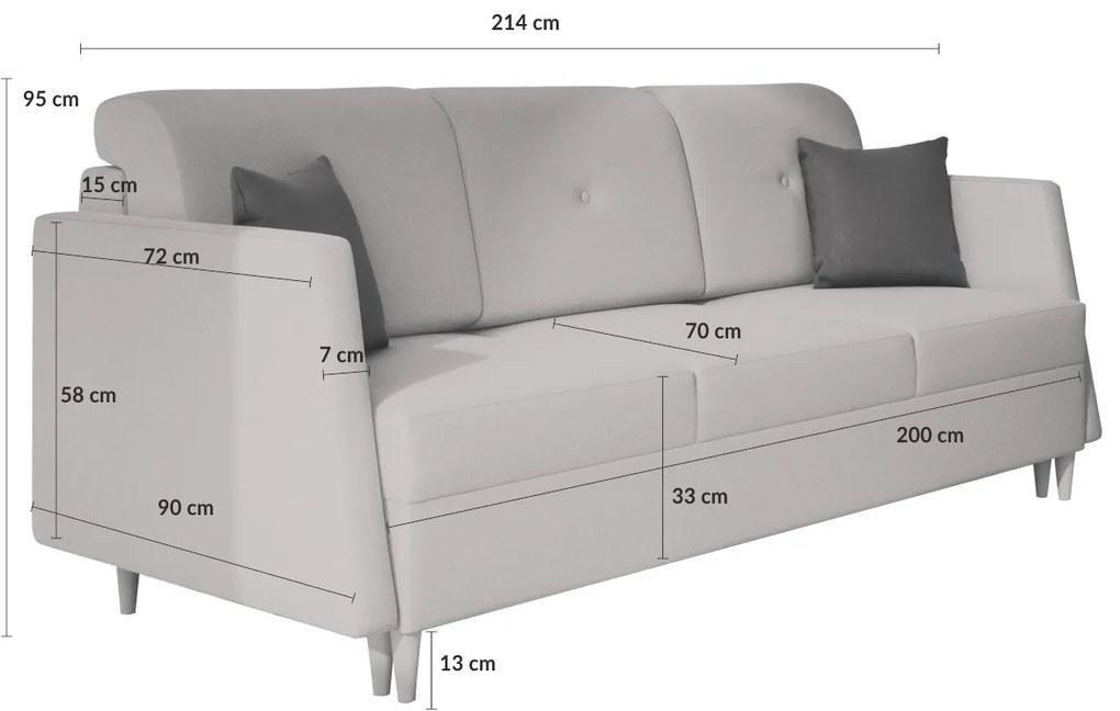 Sedací souprava NORDAL 3+1+1 zelená - MONOLITH 38