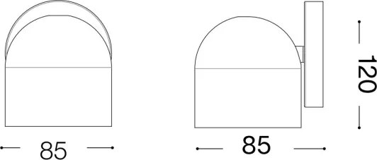 Ideal Lux - LED Nástěnné bodové svítidlo DODO 1xGX53/9W/230V mosaz