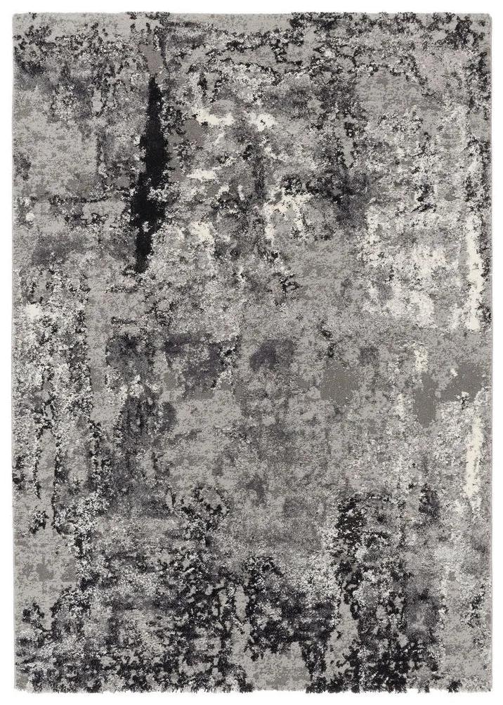 XXXLutz TKANÝ KOBEREC, 120/170 cm, šedá, světle šedá, tmavě šedá Novel - Tkané koberce - 007946008060