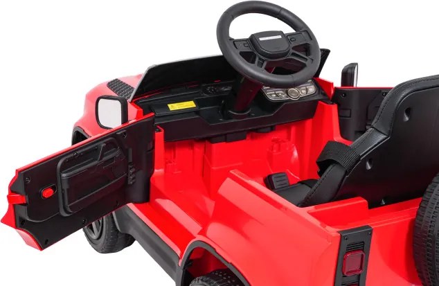 Elektrické autíčko Land Rover Defender červené