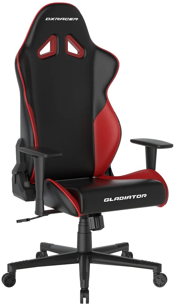 Herní židle DXRacer GLADIATOR - umělá kůže, černo / červená