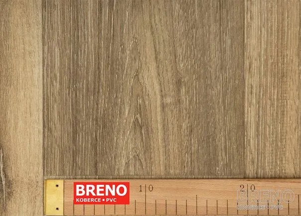 Breno PVC TOPTEX Lime Oak 169M – medově hnědé dřevo, šíře 500 cm
